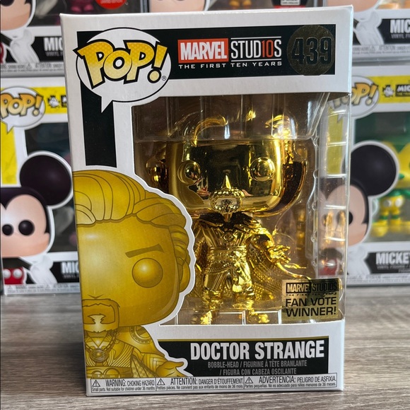 Funko | Other | Funko Pop Marvel Studios Doctor Strange Gold Figure ...